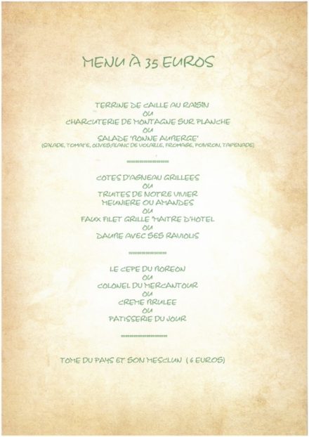 Le restaurant - La Bonne Auberge